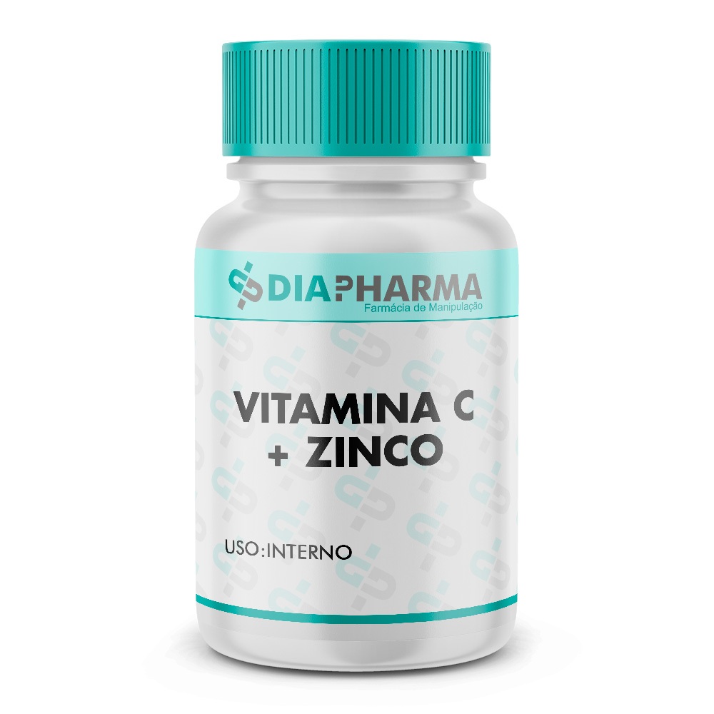 Vitamina C 500mg + Zinco Quelato 30mg - Imunidade | Shopee Brasil