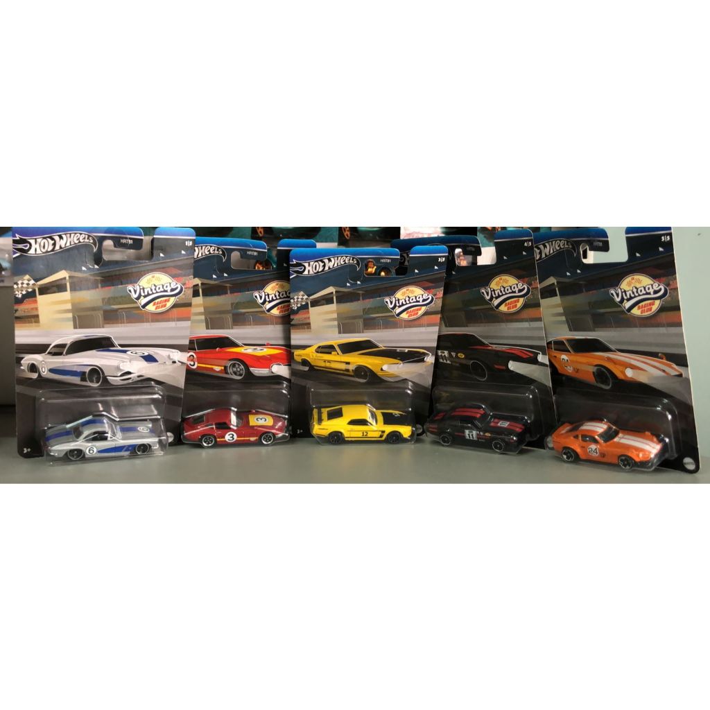 MINIATURA VINTAGE RACING CLUB HOTWHEELS HRT81 1962 CORVETTE TOYOTA ...