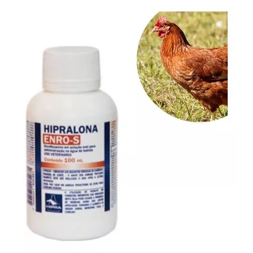 Hipralona Enro-s antibiotico a base de enrofloxacina a 10% em solucao oral 100ML | Shopee Brasil