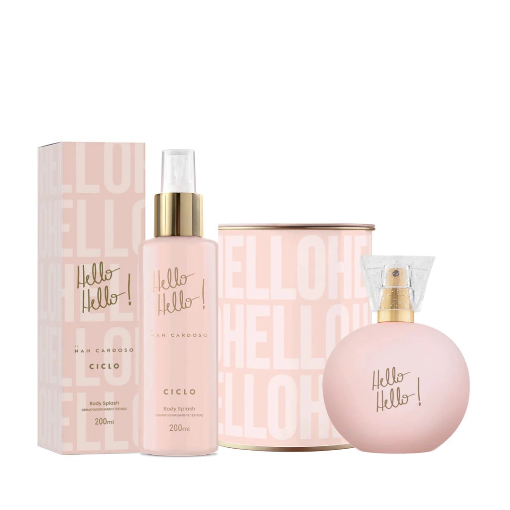 Kit Ciclo Hello Hello Perfume 100ml + Body Splash 200ml | Shopee Brasil