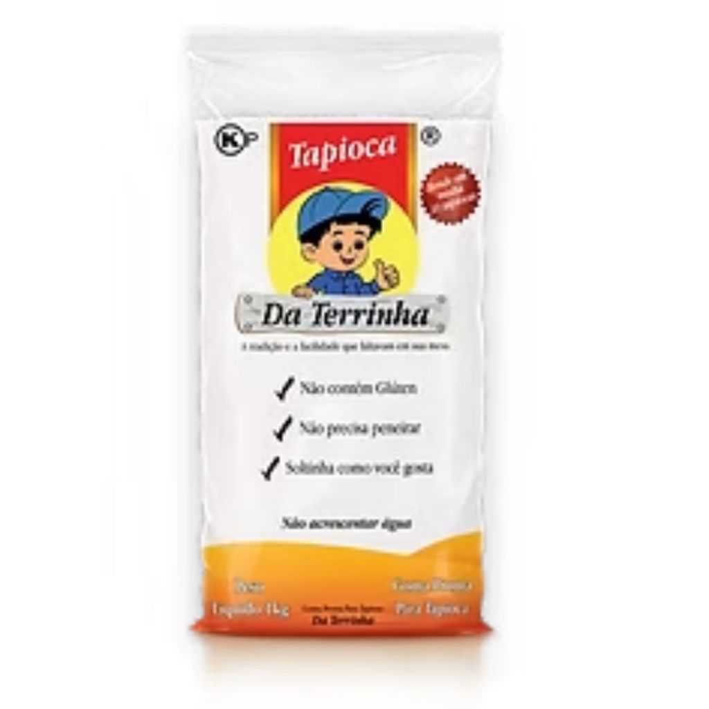 Tapioca Da Terrinha Tradicional 1kg | Shopee Brasil