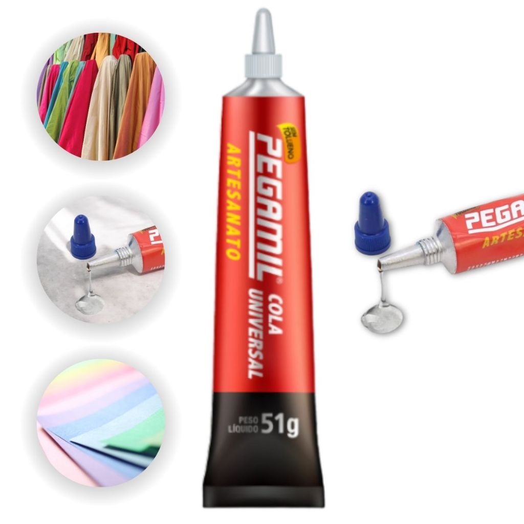 Cola Pegamil Universal Para Artesanato 51g | Shopee Brasil