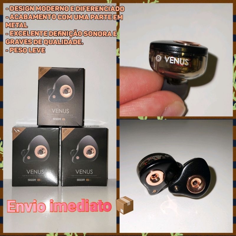 Fone de ouvido SGOR VENUS som excelente | Shopee Brasil