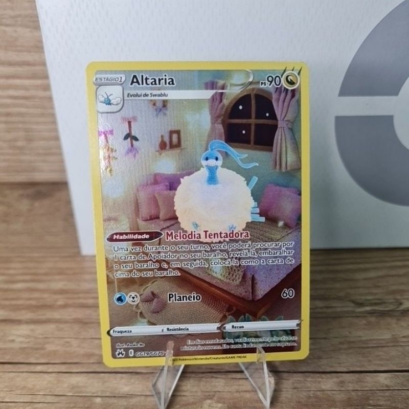 Carta Pokemon Altaria Full art. Original | Shopee Brasil