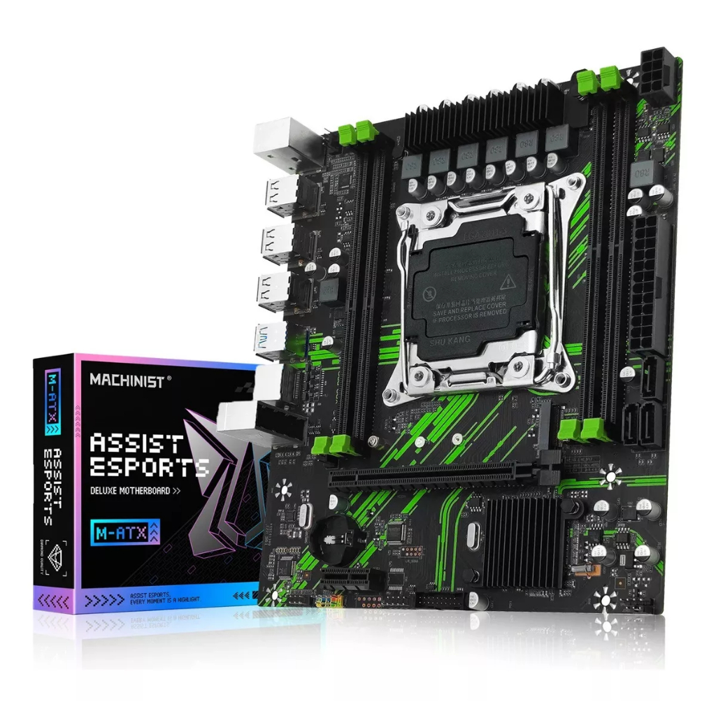 Kit Xeon X99 Completo Placa Mãe + Processador Xeon 2667-V3 + 16Gb Ram ...