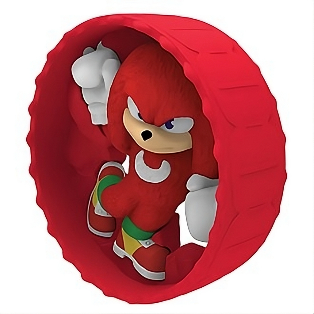 Sonic 3 Mc Donalds 2024 Knuckles 1 Lacrado | Shopee Brasil