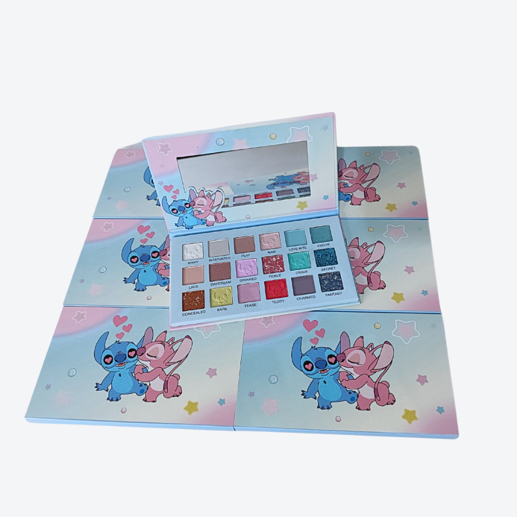 Kit Maquiagem Infantil Stitch Paleta de Sombras Divertido | Shopee Brasil