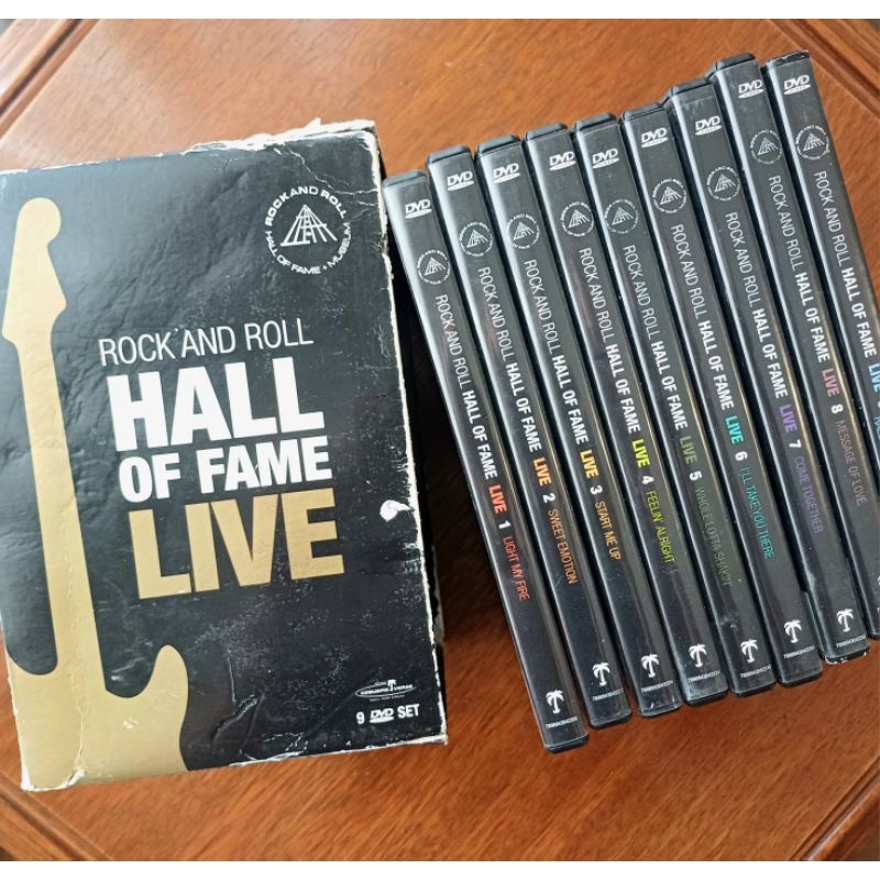 Box Rock n' Roll Hall of Fame (9 dvds) - original | Shopee Brasil