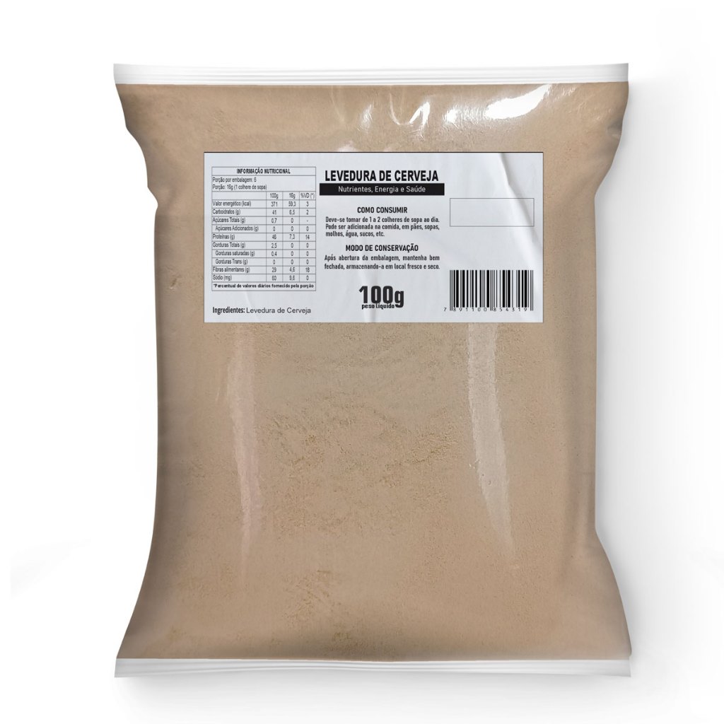 Levedura em pó 100g (Saccharomyces Cerevisiae) | Shopee Brasil