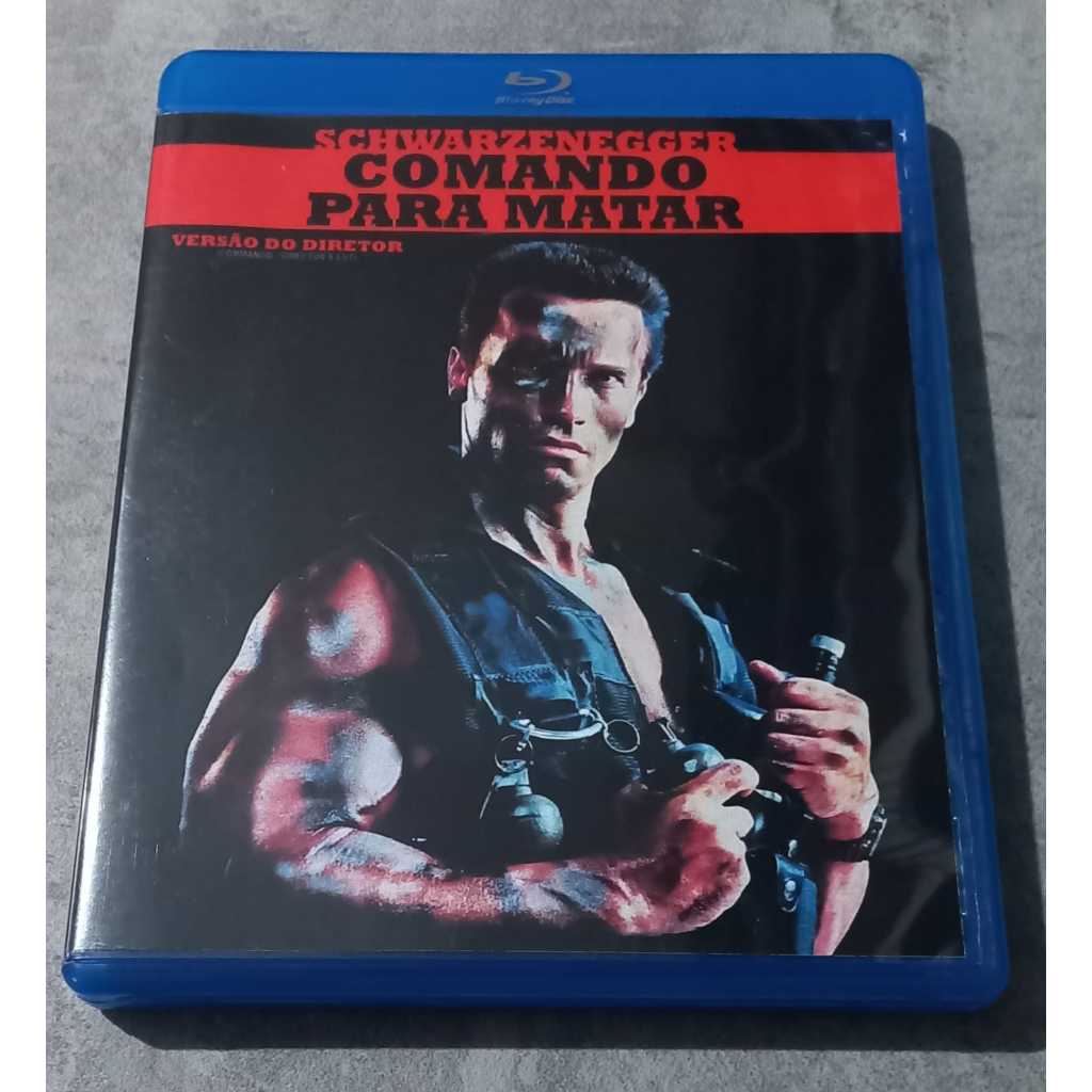 Blu-ray Comando Para Matar - Versão do Diretor - Schwarzenegger ...