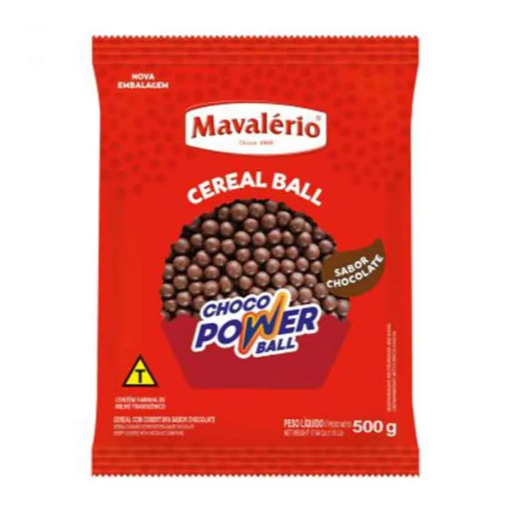 Cereal Ball Choco Power Ball Sabor Chocolate 500g Mavalério | Shopee Brasil