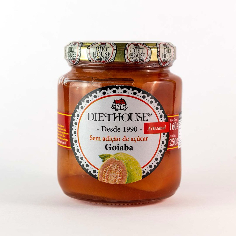 Doce de Goiaba em calda, sem açúcar e adoçado com Xilitol | Shopee Brasil