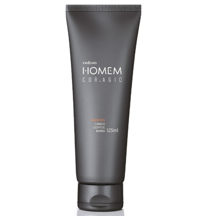 Shampoo Cabelo, Corpo e Barba Natura Homem Cor.agio | Shopee Brasil