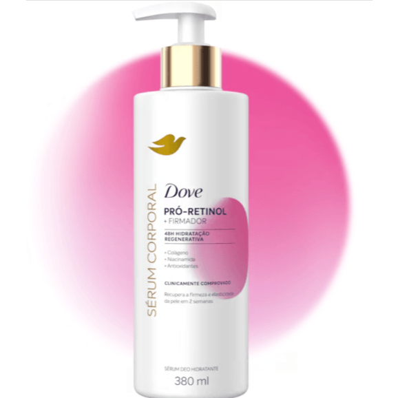 Sérum Corporal Dove Pró-retinol + Firmador Frasco 380ml | Shopee Brasil