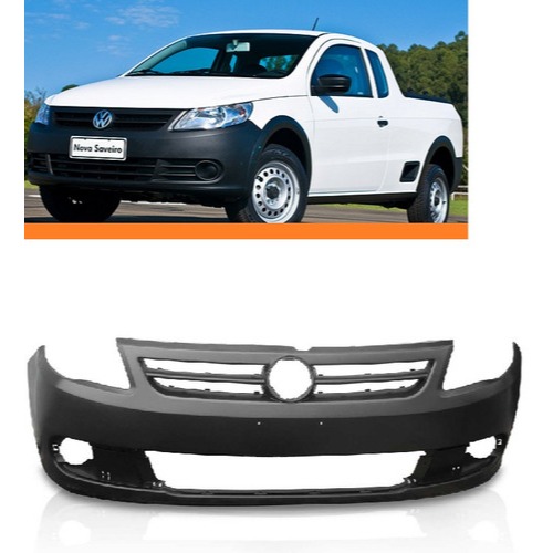 Parachoque Dianteiro Saveiro G5 2009 2010 2011 2012 2013 C/FURAÇÃO VÃO ...