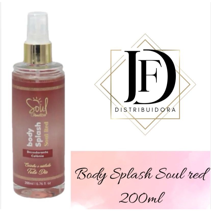 Body Splash Red Desodorante Colônia 200ml - Soul Cosmeticos | Shopee Brasil