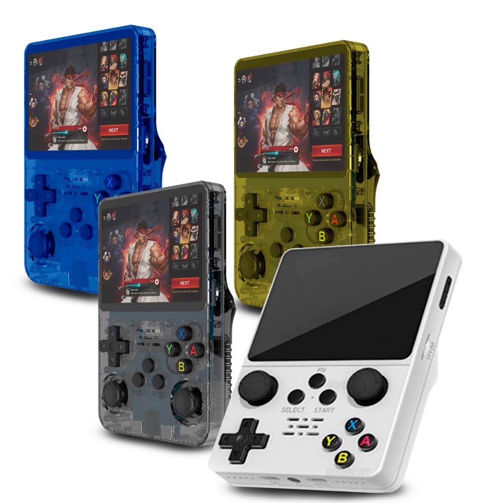 Novo Console R35s Jogos De Vídeo Game Portáteis Portatil Consoles ...