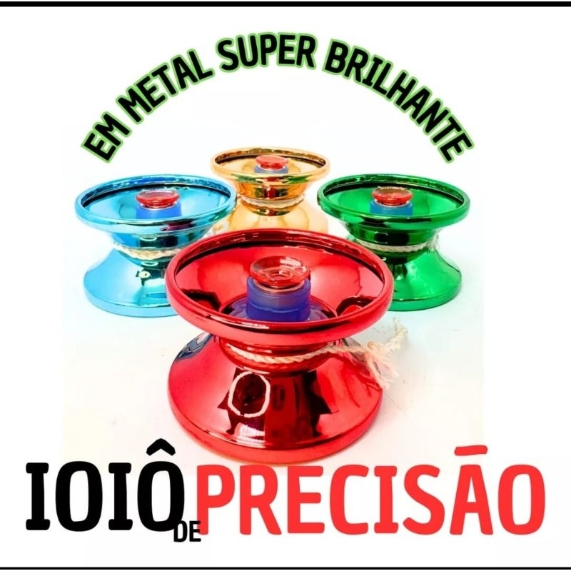 Brinquedo Ioiô Metal Colorido Com Rolamento Yoyo Responsivo Profissional | Shopee Brasil