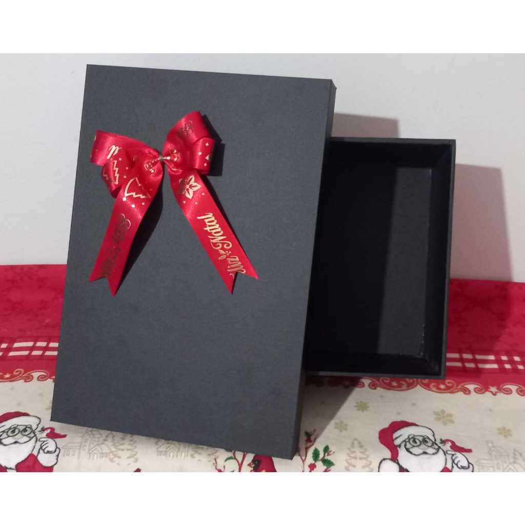 Caixa para presente de Natal 25x17x10 com 3 unidades | Shopee Brasil