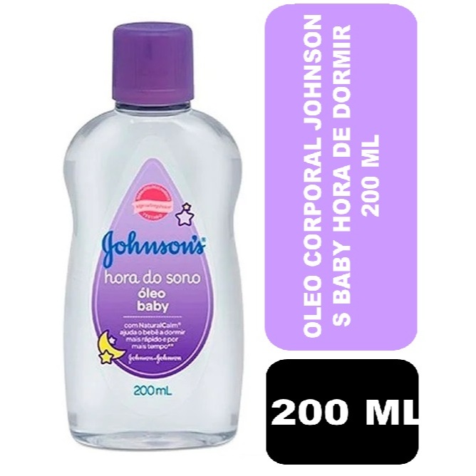 Óleo Corporal Johnson's Baby Hora do Sono 200ml | Shopee Brasil