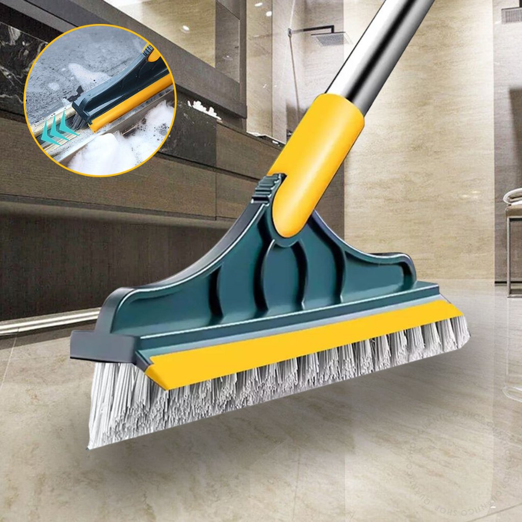 Vassoura e Rodo 2 em 1 com Escova Mop Limpador Multiuso Limpeza ...