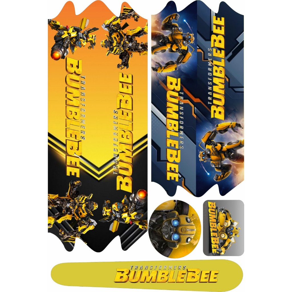 Adesivo BumbleBee Crianca Infantil Para Bicicleta Aro 12/16/20/24 ...