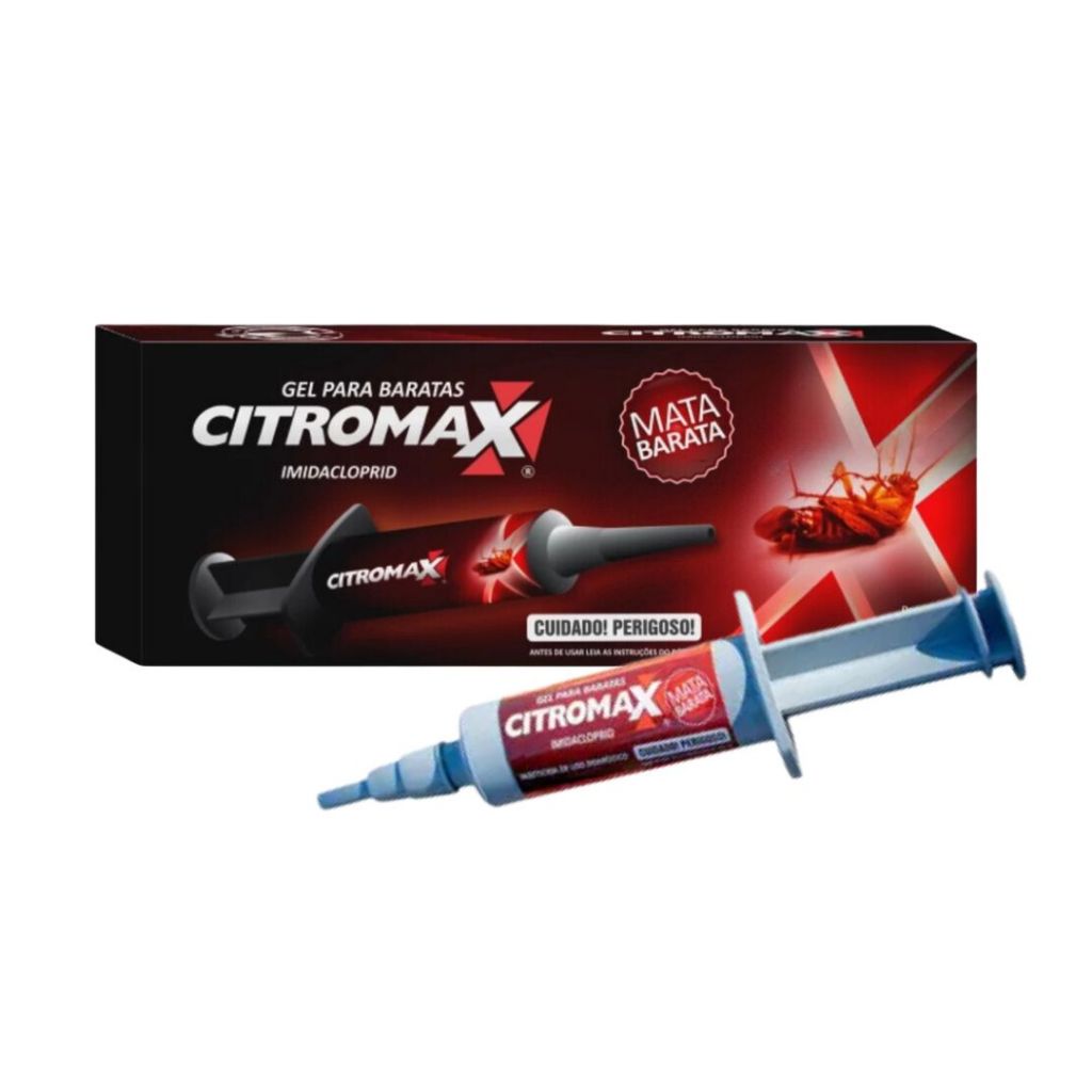 Veneno Gel Mata Baratas 10g Seringa Repelente Inseticida Baraticida ...