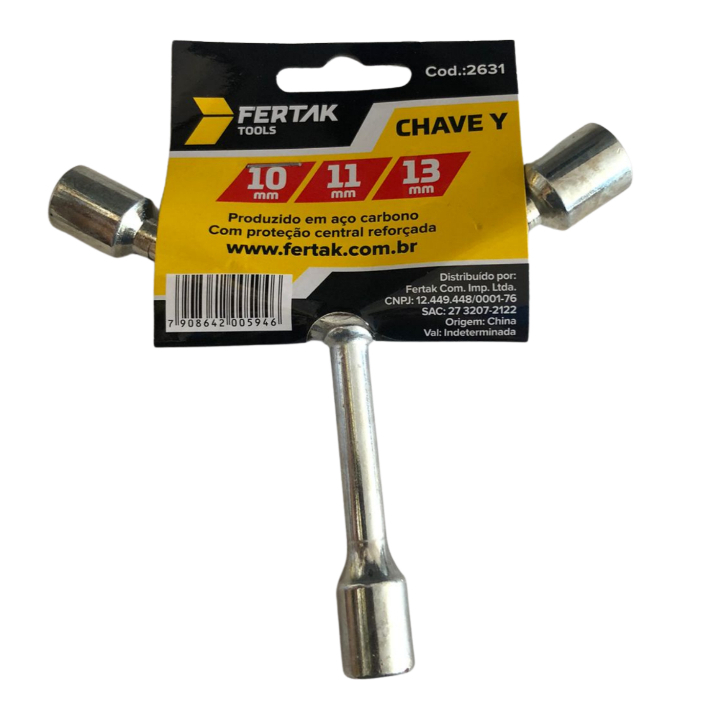 Chave de Aperto Tipo Y 10x11x13mm 2631 Fertak | Shopee Brasil