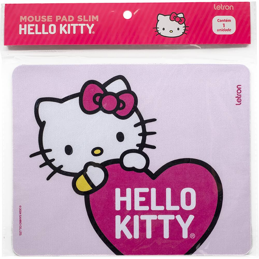 MOUSE PAD HELLO KITTY LETRON | Shopee Brasil