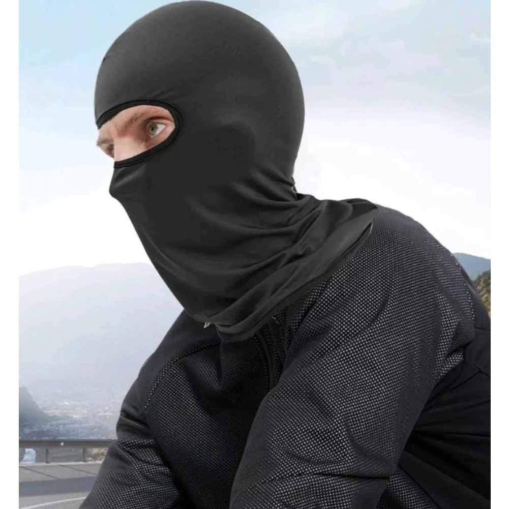 Touca Ninja Bala-Clava Preta Motoqueiro | Shopee Brasil
