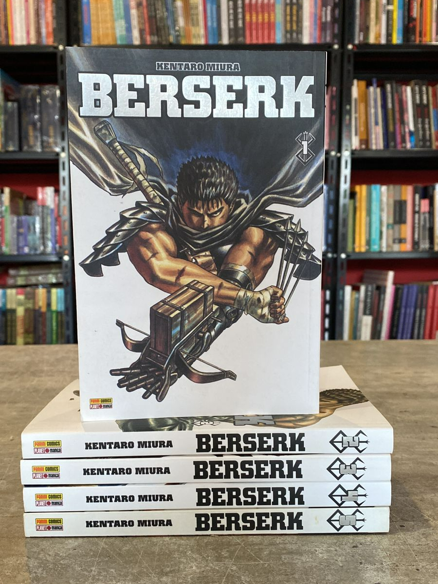 Berserk Vol.01 ao Vol.05 - Kentaro Miura | Shopee Brasil