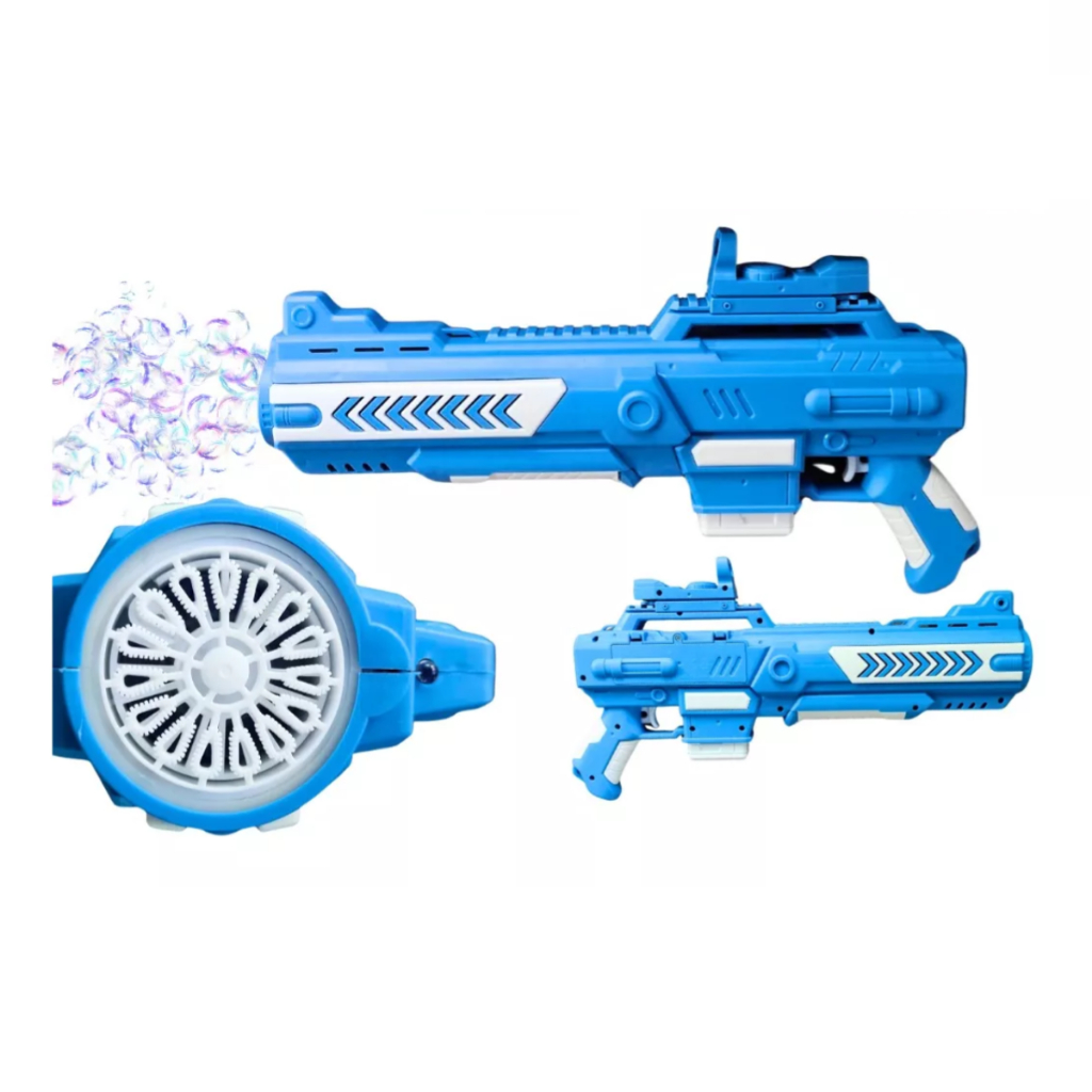 Máquina Lança Bolhas Bubble Gun Arminha de bolhas, lançador de bolhas ...