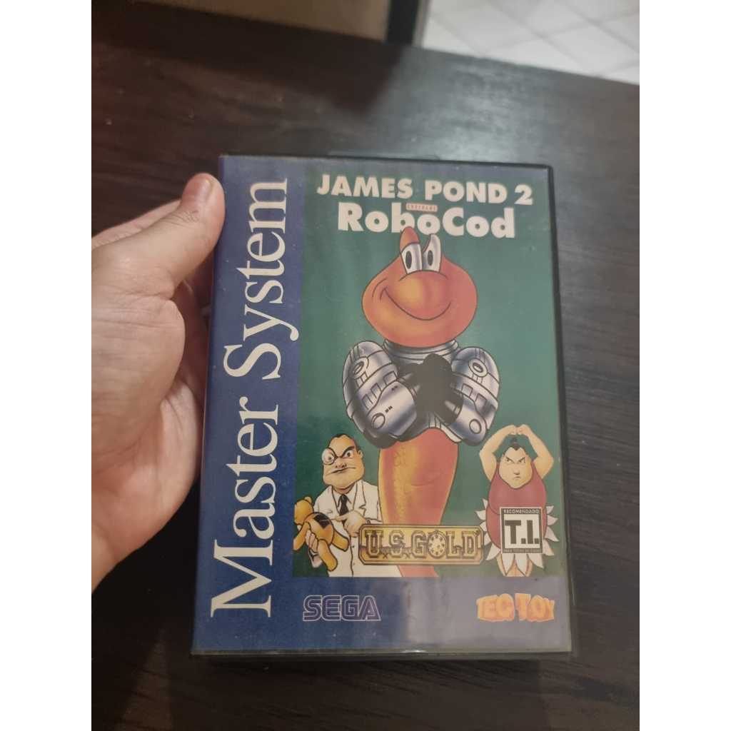 Jogo James Pond 2 RoboCod Master System (Completo) | Shopee Brasil
