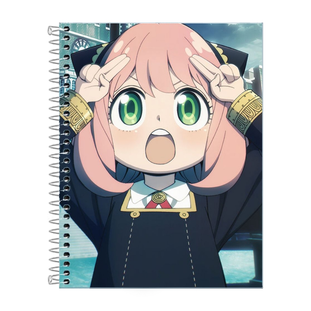 Caderno Anya 1 Matérias 80 Folhas Capa Dura | Shopee Brasil