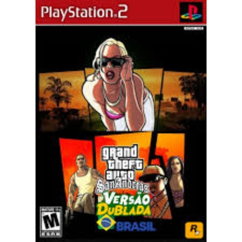 GTA San Andreas Ps2 DUBLADO | Shopee Brasil