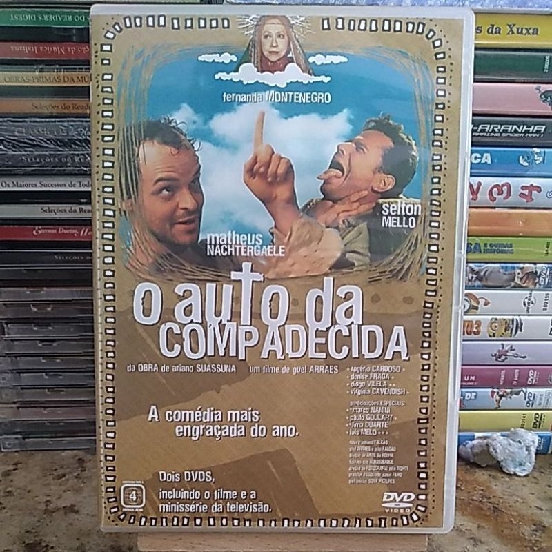DVD- O AUTO DA COMPADECIDA DUPLO- ORIGINAL | Shopee Brasil