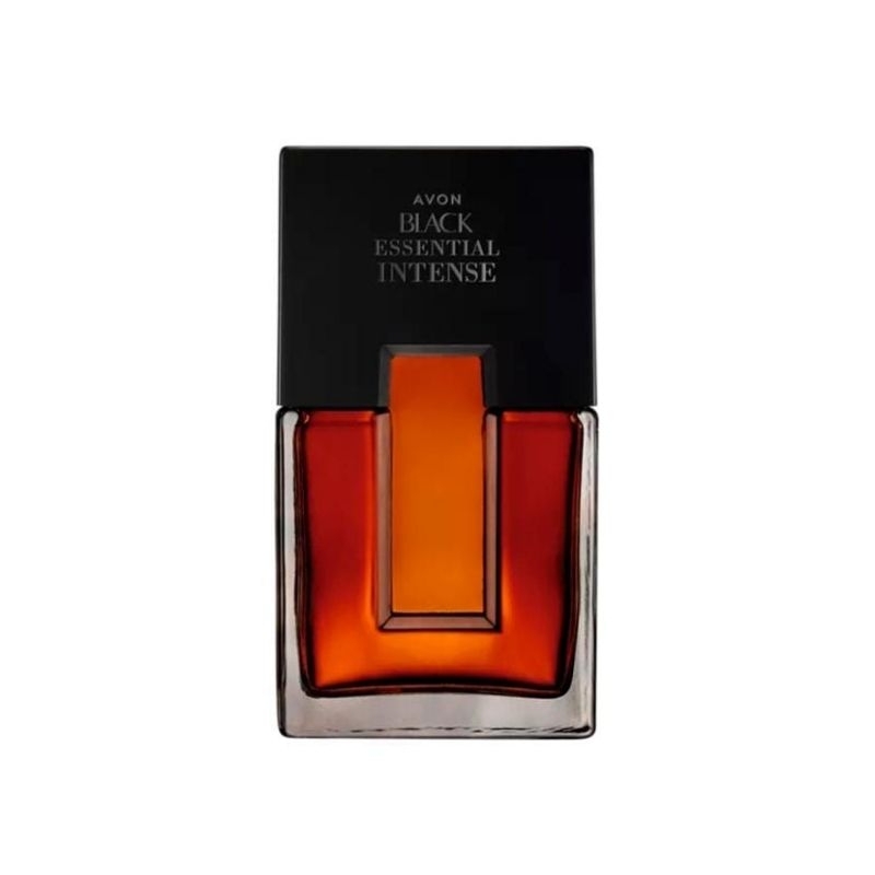 Deo Colônia Black Essential Intense masculino Avon 100ml. | Shopee Brasil