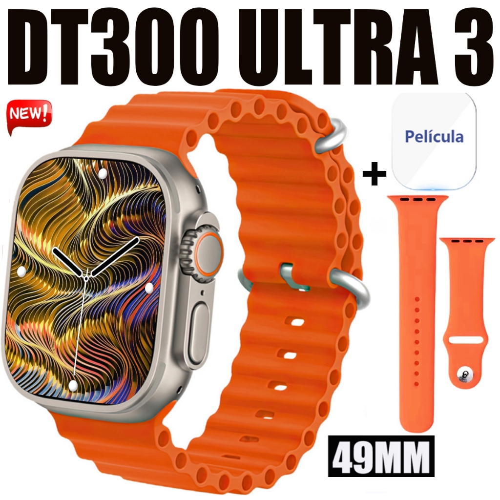 2024 T800 Ultra 3 MAX Mais Recente Smartwatch Relógio Inteligente Série ...