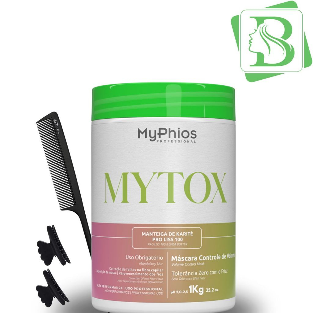 Myphios Mytox Redutor De Volume Orgânico Proliss 1 Kg | Shopee Brasil