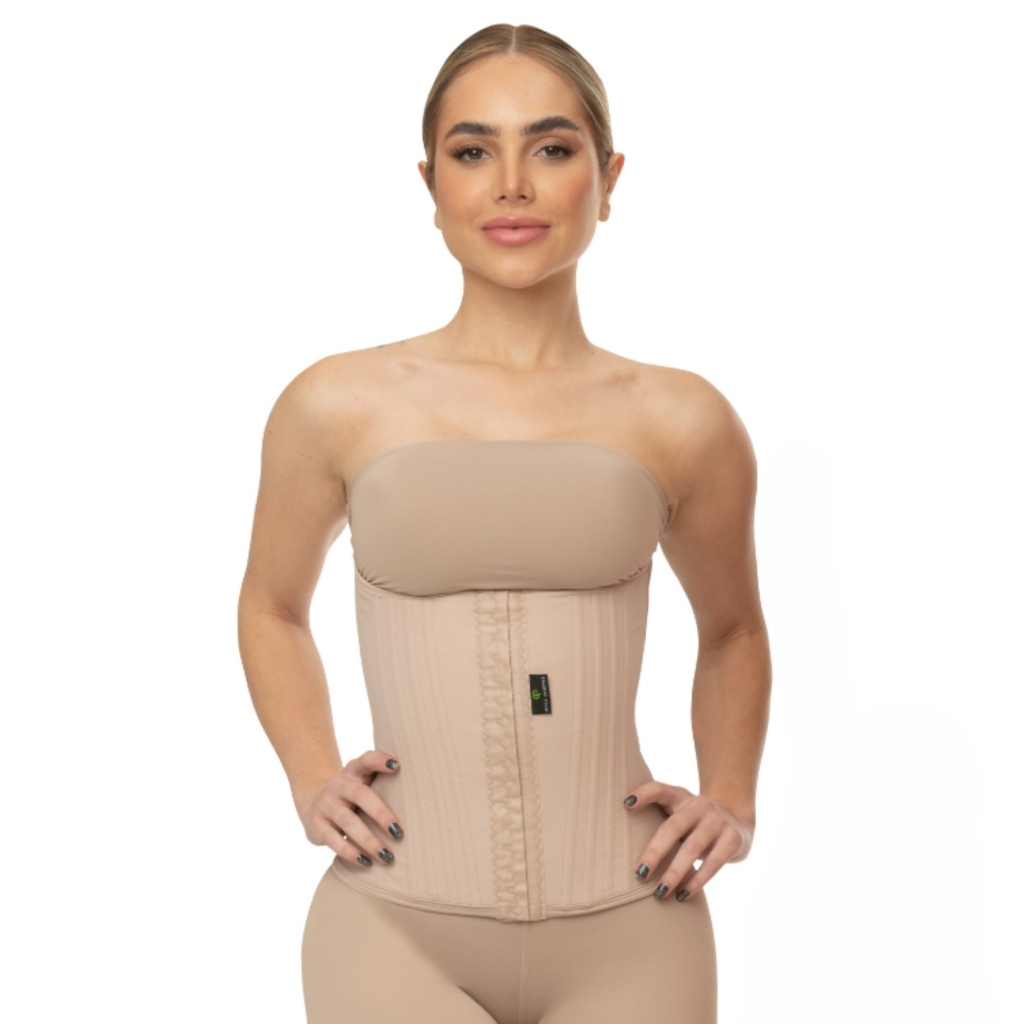 Cinta Modeladora Abdominal Com 16 Barbatanas Opta Corpus | Shopee Brasil