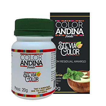 Adoçante Stevia Color Andina 40g | Shopee Brasil