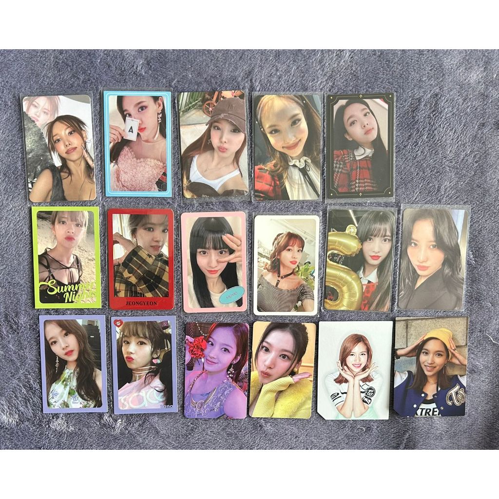 TWICE PHOTOCARDS - [NAYEON | JEONGYEON | MOMO | SANA | JIHYO | MINA | DAHYUN | TZUYU] | Shopee ...