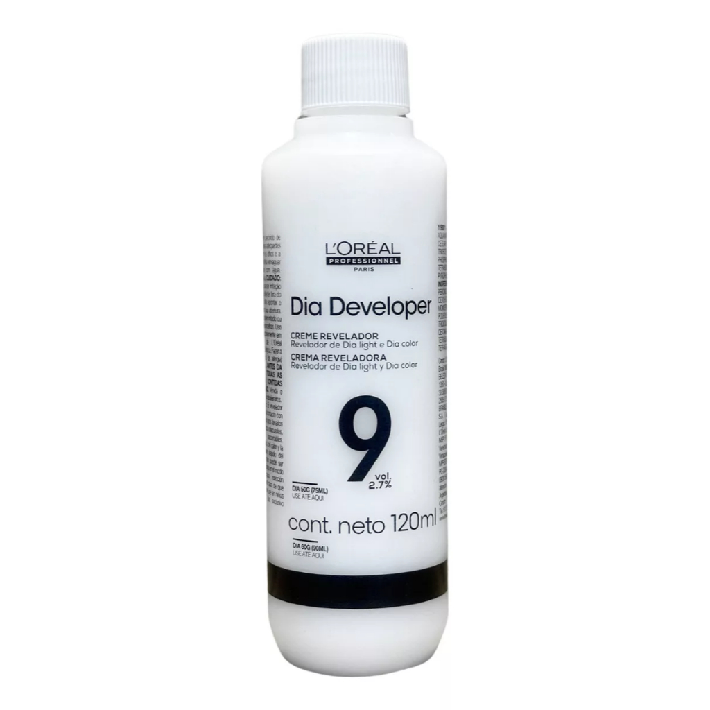 Emulsão Reveladora Loréal Professionnel Dia Developer 9 Volumes 120 ml ...