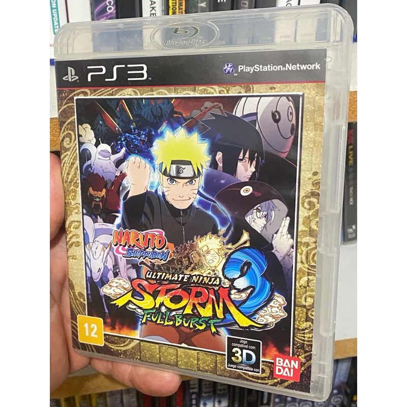 Naruto Storm 3 FullBurst em Português Ps3 Original Midia Fisica a ...