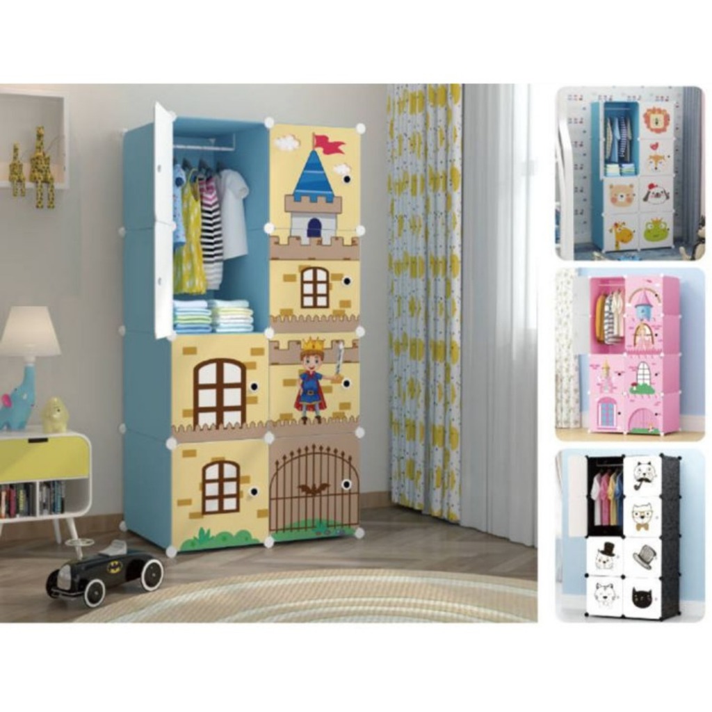 Armário Multiuso Guarda Roupa Organizador Portátil Modular Infantil de ...