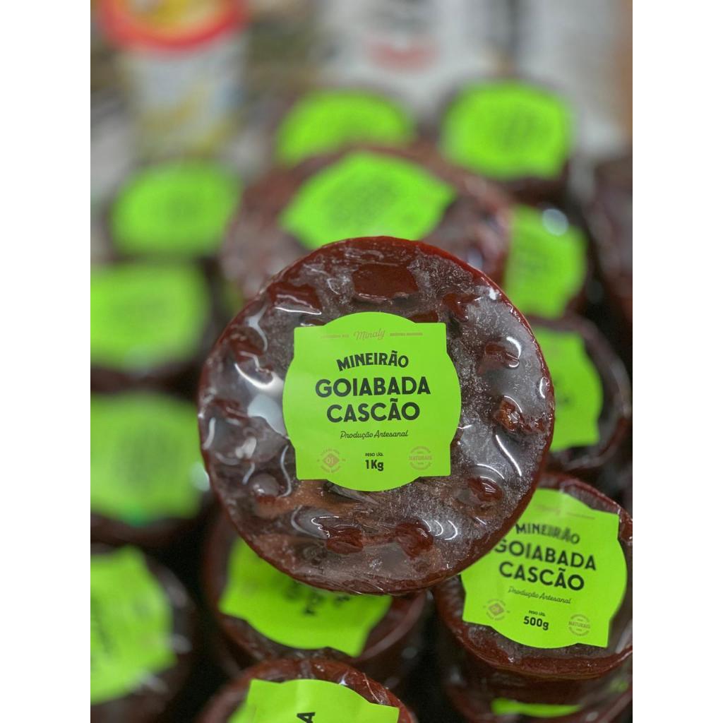 GOIABADA CASCÃO MINEIRÃO 1kg | Shopee Brasil