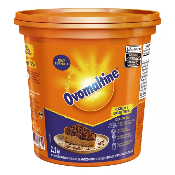 2,1kg Recheio E Cobertura Ovomaltine | Shopee Brasil