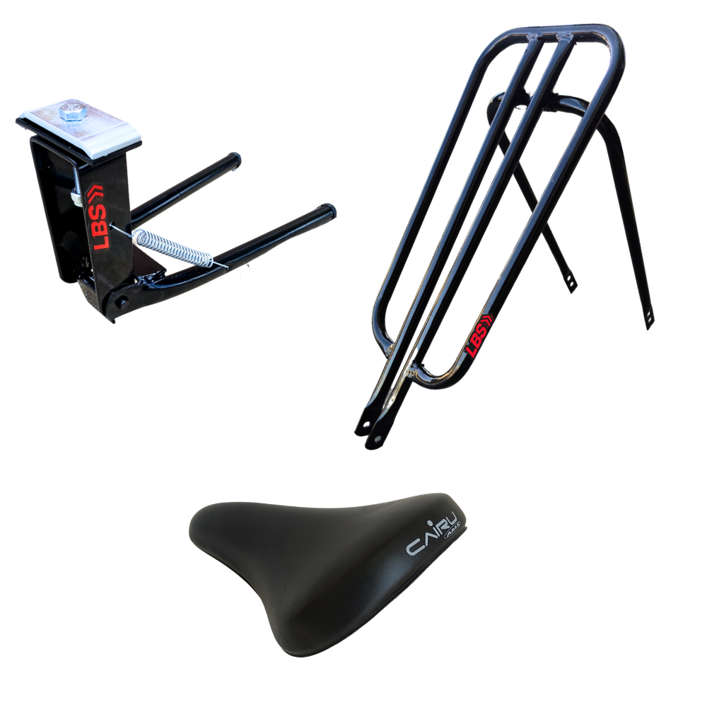 Garupa Reta BH LBS + Descanso Central + Banco Cairu | Shopee Brasil