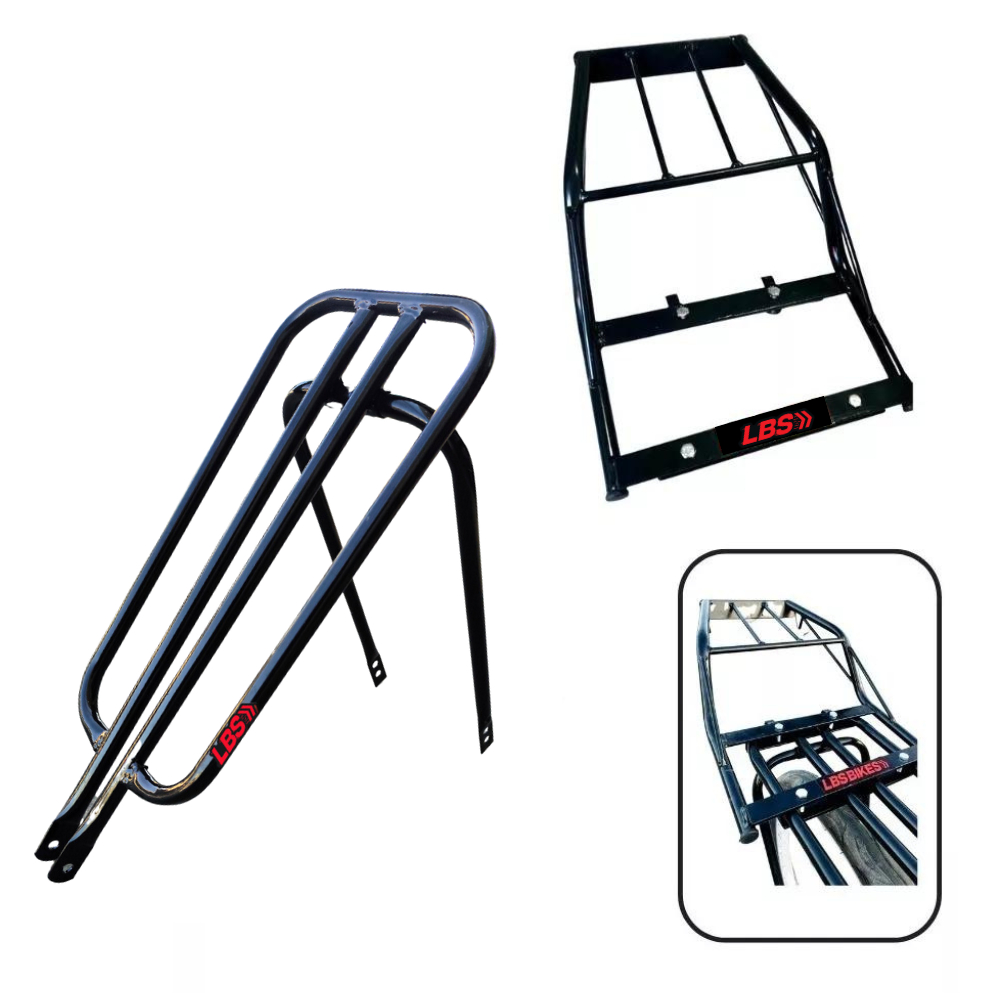 Churrasqueira bike Arrastadeira LBS + Garupa Bh Reta Montadinha LBS ...