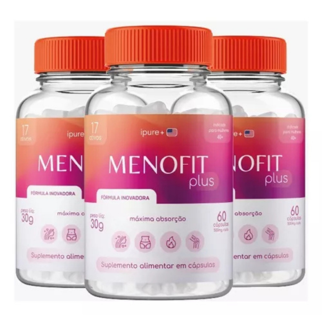 Menofit Plus - Mais Vendido No Brasil P/ Menopausa - 3 Potes | Shopee ...